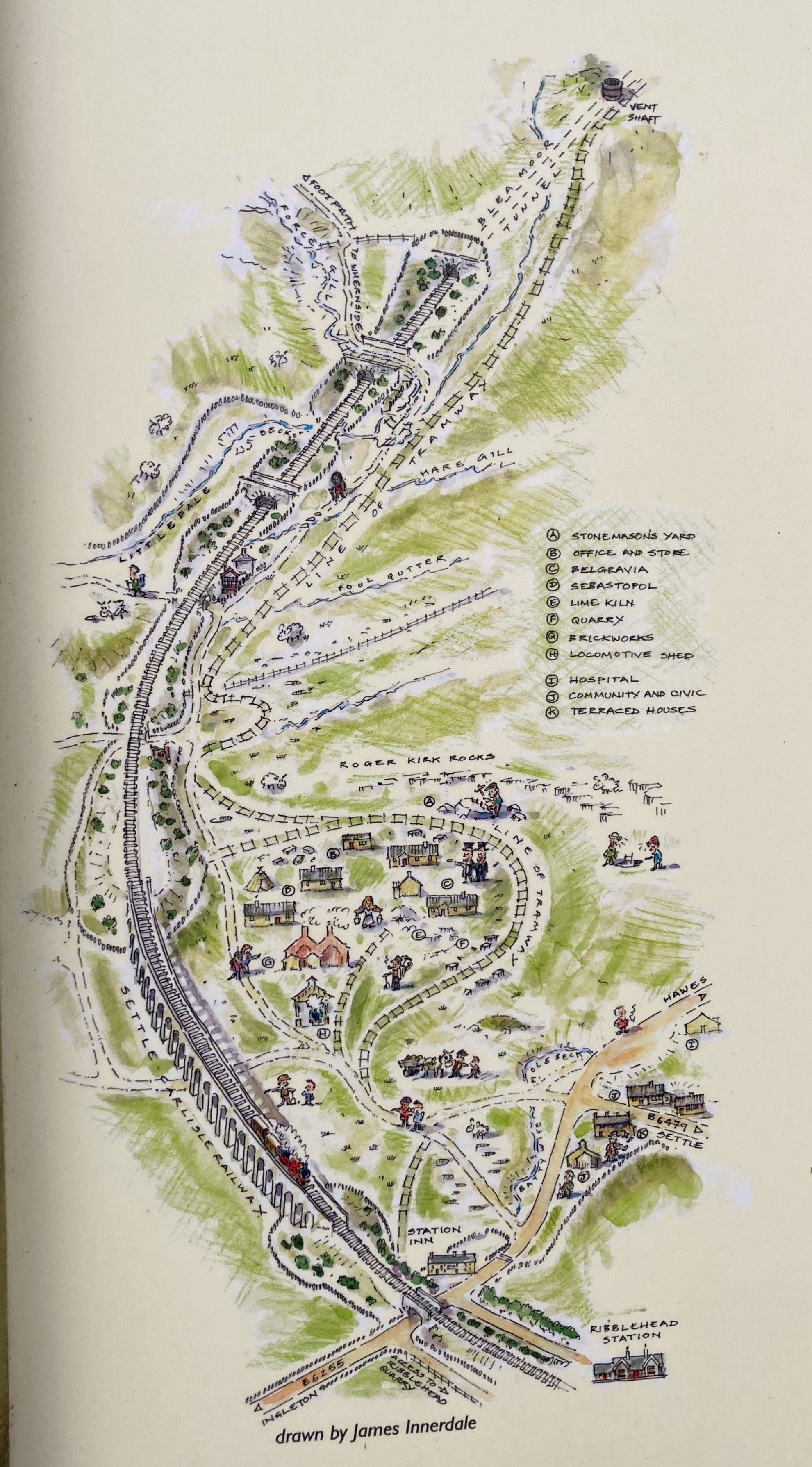 Map for Ribblehead Viaduct – James Innerdale